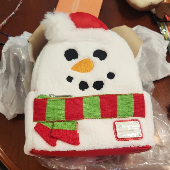 Loungefly | Bags | Loungefly Disney Parks 224 Festive Snowman Backpack ...